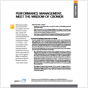 Performance Management, executive brief Meet The Wisdom of Crowds - HRTech-Pulse