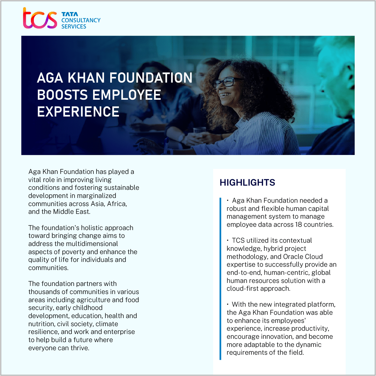 Aga Khan Foundation boosts employee experience - HRTech-Pulse